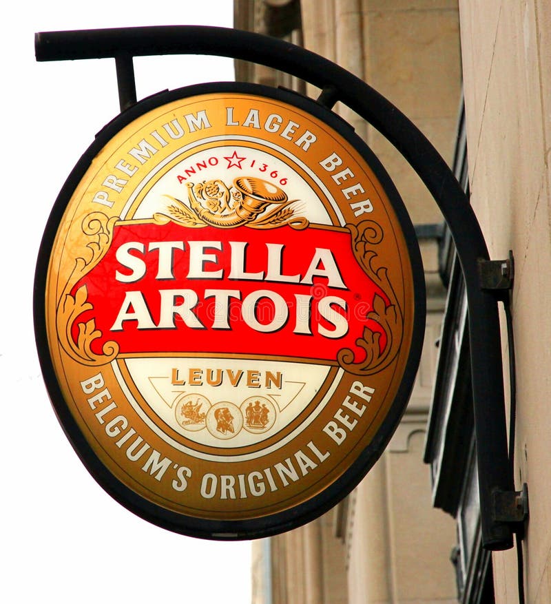 Stella Artois Logo editorial stock photo. Image of belgium - 19428438