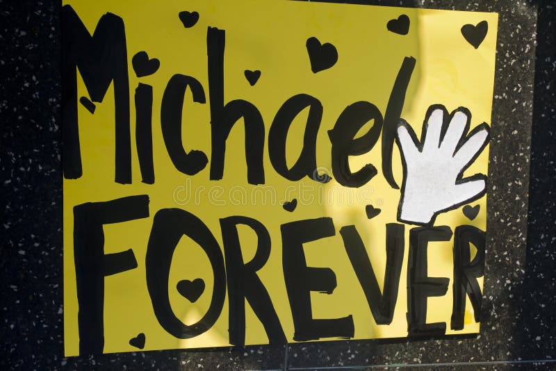 Stella del Michael Jackson fotografia stock editoriale. Immagine di ...