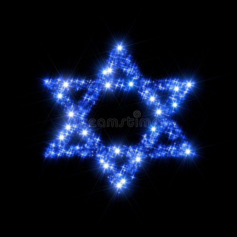 Stella di David illustrazione di stock. Illustrazione di davids - 23883535