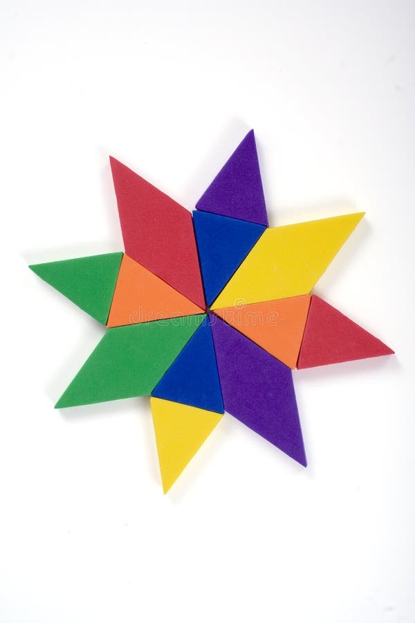 Stella geometrica immagine stock. Immagine di primario - 1703867