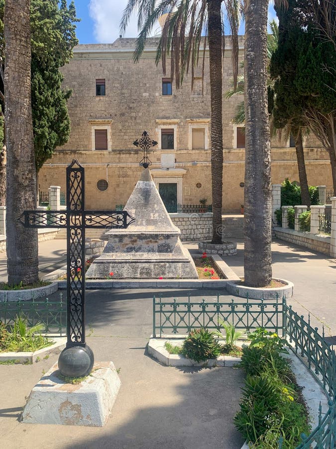 Stella Maris Monastery in Haifa, Israel Stock Image - Image of middle ...