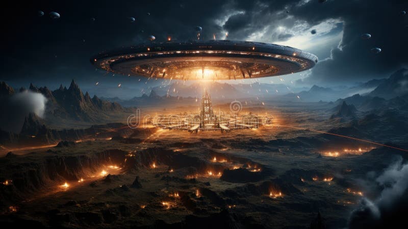 Stellar Exploration: the Cosmic Vessel. Created with Generative AI ...