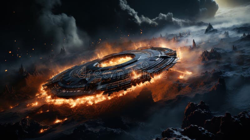 Stellar Exploration: the Cosmic Vessel. Created with Generative AI ...