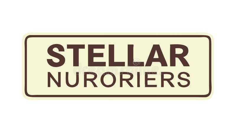 Stellar Nurseries Sign Stock Illustrations – 2 Stellar Nurseries Sign ...