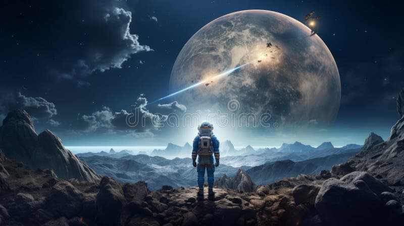 Stellar Odyssey: Astronaut S Epic Journey in the Cosmos - Generative AI ...