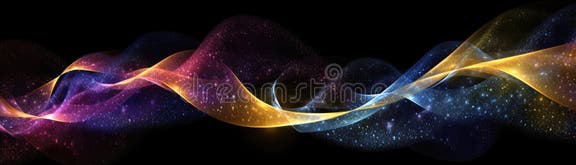 Stellar Ribbons Delicate Ribbons of Light Intertwining To Form a ...