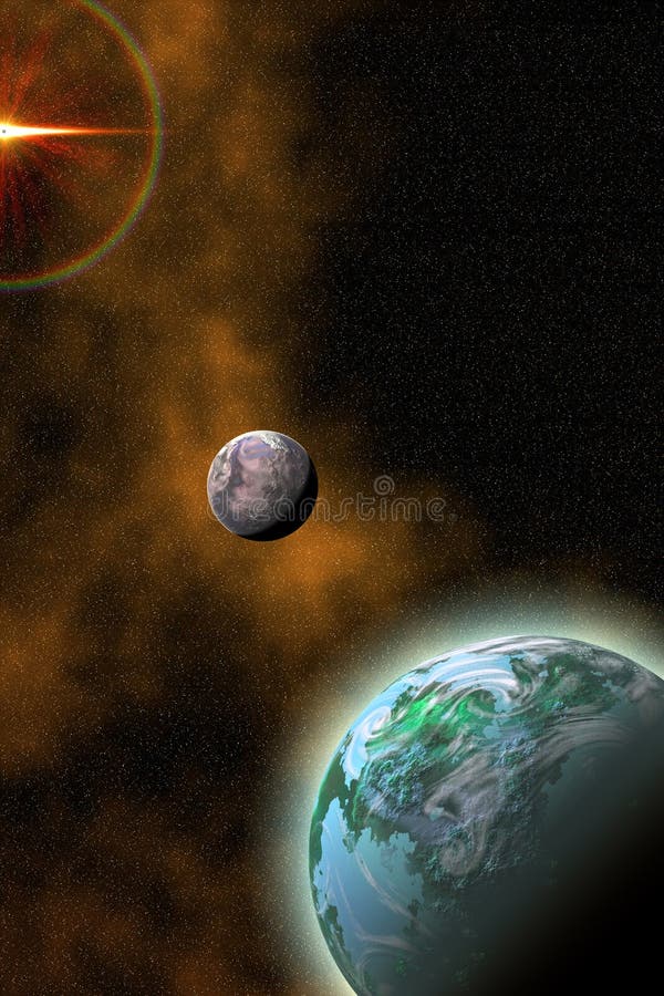 People Gather to View Moon stock illustration. Illustration of giant ...