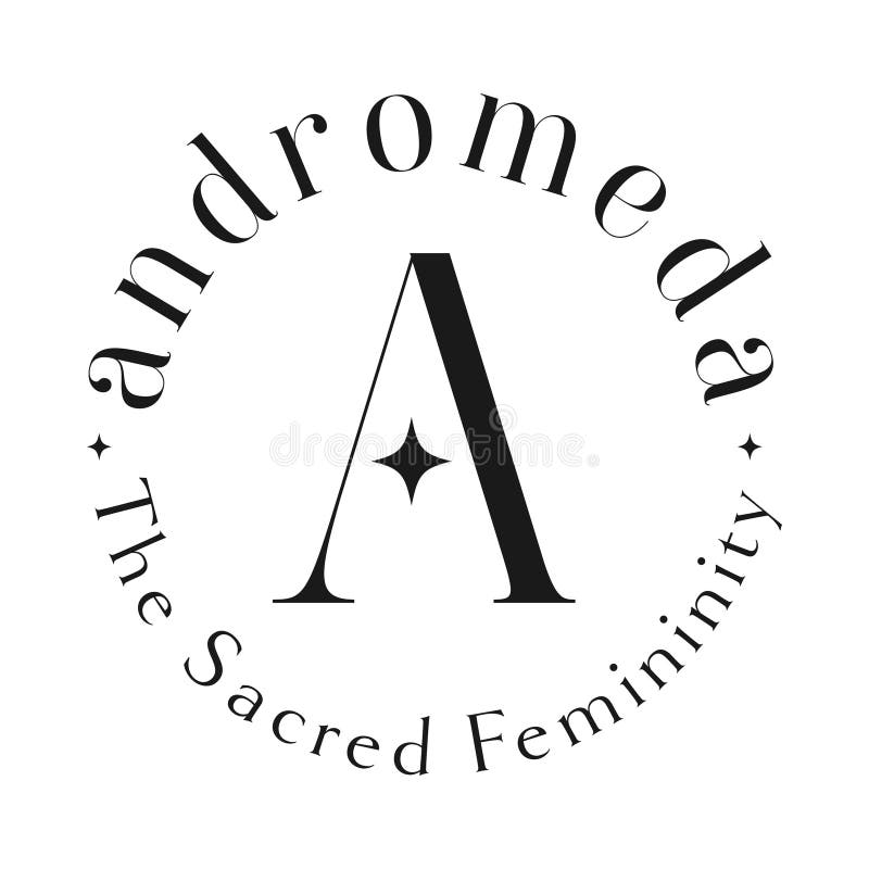 Stellar Star Logo Andromeda Minimal Concept. Black Option. Variant-02 ...