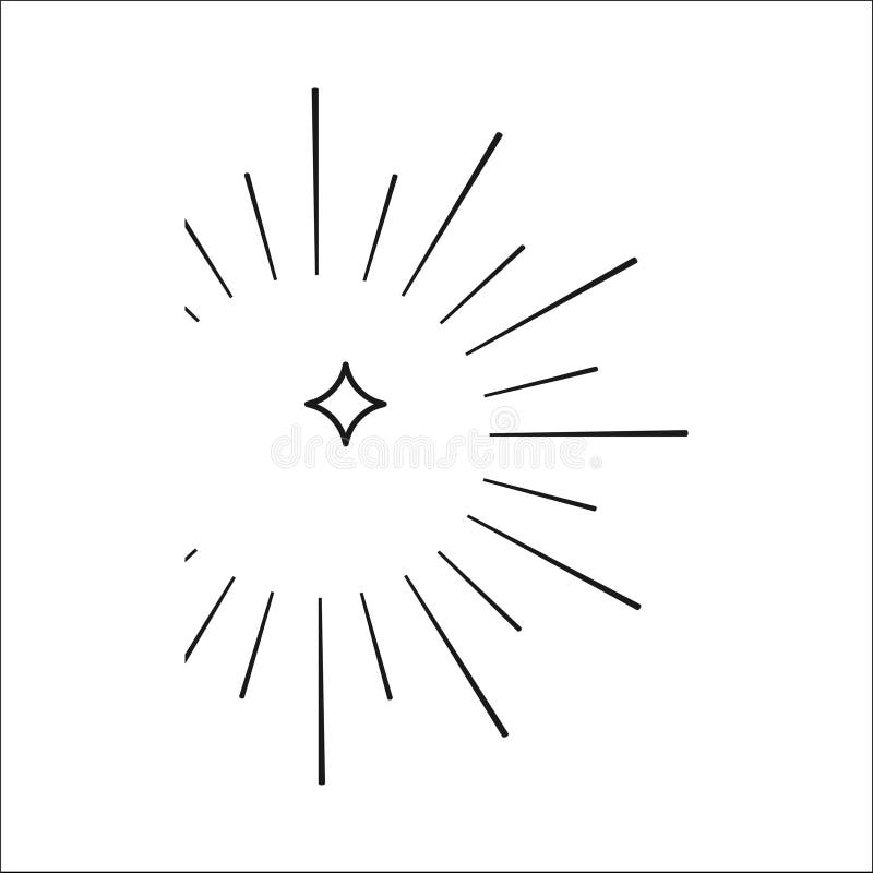 Stellar Star Logo Andromeda Sparkle Minimal Concept. Black Option-07.1 ...