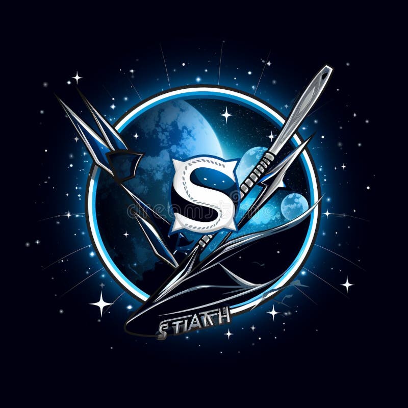 Stellar Striker Celestial Logo Stock Image - Image of energy ...