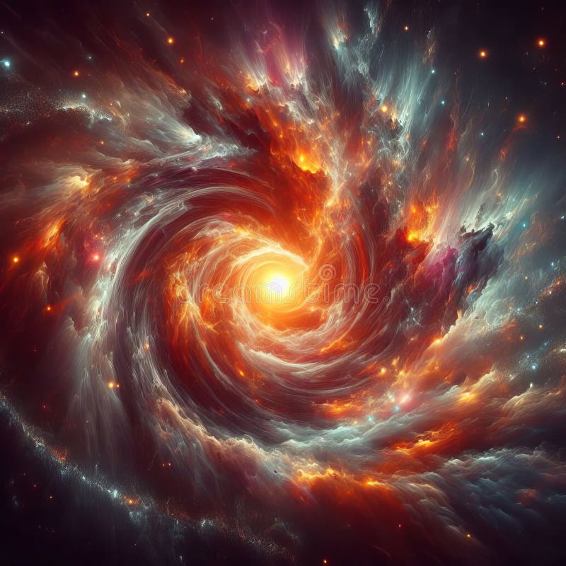 Stellar Wind Stream of Particles Emitted from a Star into Spac Stock ...