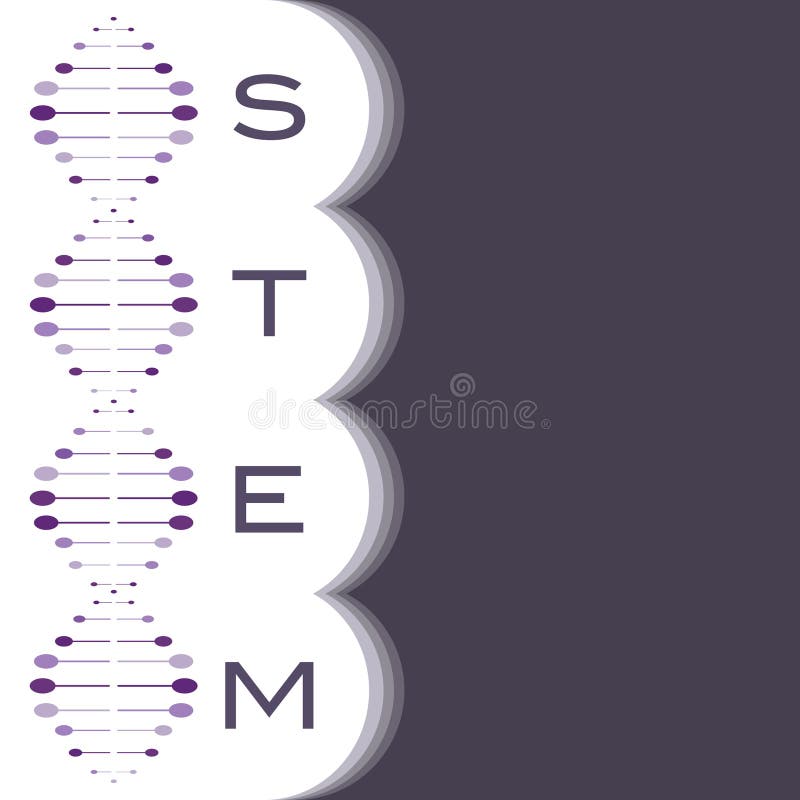STEM Science Technology Engineering and Mathematics Vector Illustration ...