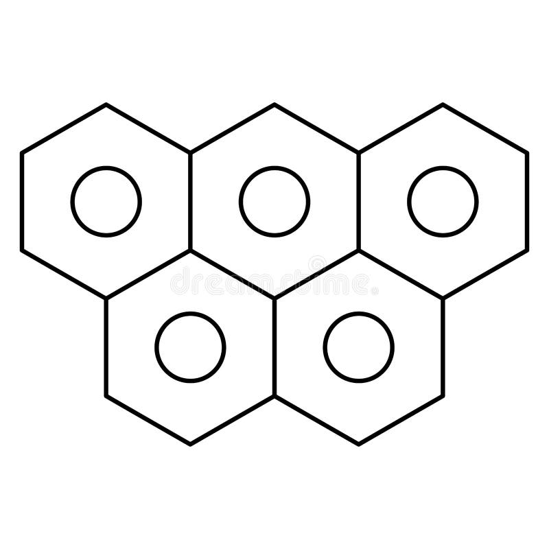 Stem Cell Colony. Modern Minimal Black Thin Line Vector Icon Stock ...