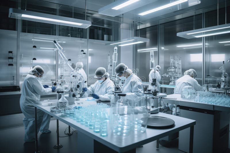 Stem Cell Laboratory, with Scientists and Researchers Conducting ... Stem Cell Laboratory, with Scientists and Researchers Conducting ...
