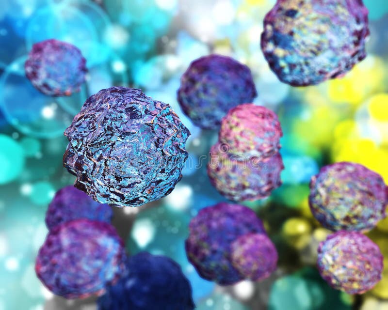 Stem Cell, Medical Abstraction, 3d Rendering Stock Illustration ...