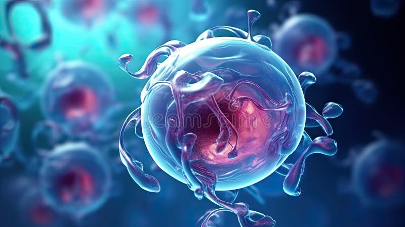 Stem Cells, Professional Biology Stock Illustration - Illustration of ...
