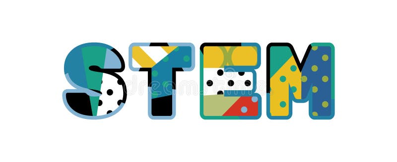 STEM Concept Word Art Illustration Stock Vector - Illustration of word ...