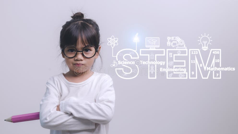 STEM Education Concept, STEM. Science Technology Engineering Math. Sci-Tech. Tech Stock Image ...