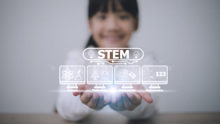 STEM Education Concept, STEM. Science Technology Engineering Math. Sci-Tech. Tech Stock Image ...
