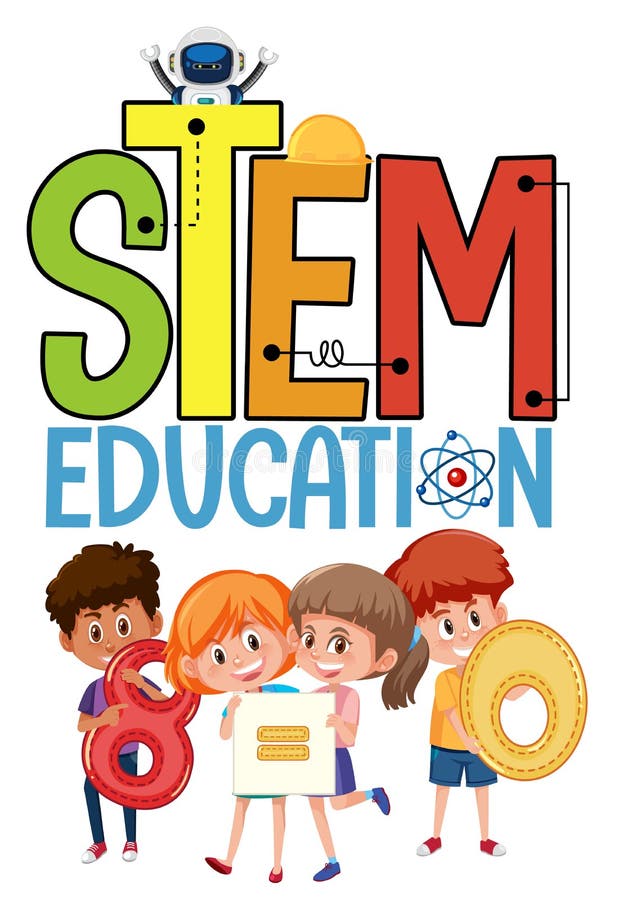 Stem Kids Isolated Stock Illustrations – 711 Stem Kids Isolated Stock ...