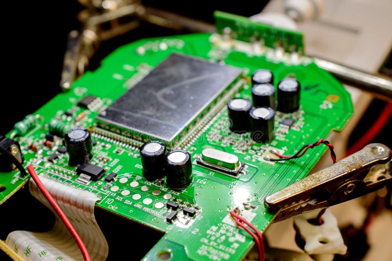 STEM Education and Electronic Learning. DIY Electronic Project on Pcb ...