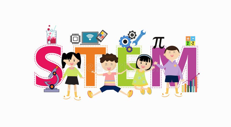 Infographic STEM Education stock vector. Illustration of learning ...