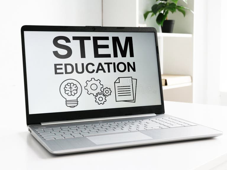 STEM Education is Shown Using the Text. Science, Technology, Engineering, Mathematics Stock ...