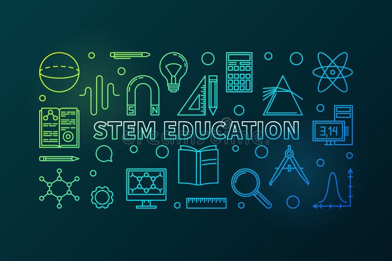 Vector Outline Horizontal Banner Math Stock Illustrations – 254 Vector ...