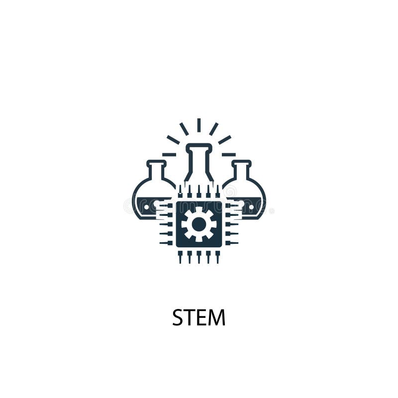 STEM Icon. Simple Element Illustration Stock Vector - Illustration of ...