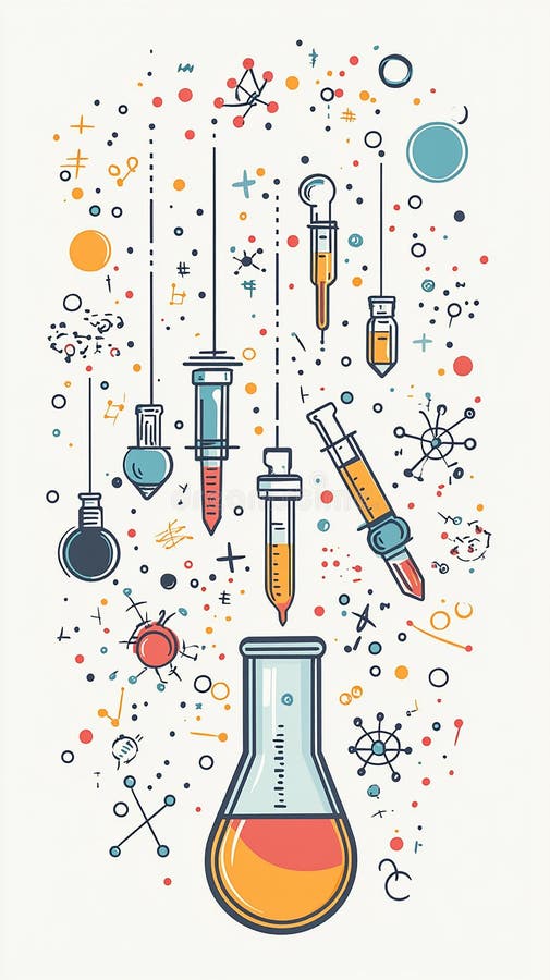 STEM Icons: Science, Technology, Engineering, and Math Symbols Stock ...