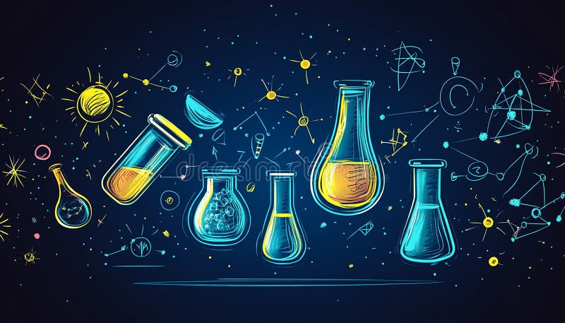 STEM Icons: Science, Technology, Engineering, and Math Symbols Stock ...