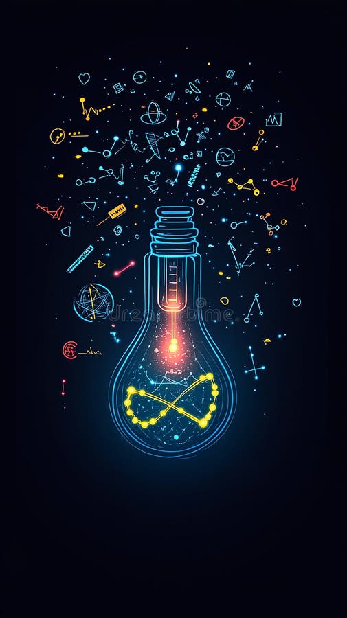 STEM Icons: Science, Technology, Engineering, and Math Symbols Stock ...