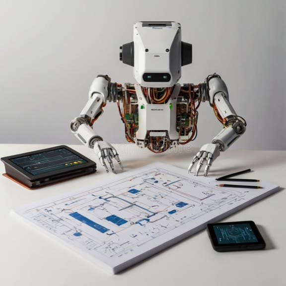 STEM Laboratory Table with Robotics Kit and Coding Tools Stock ...