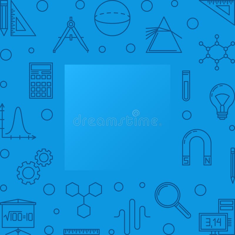 Learning Blue color stock vector. Illustration of flower - 54710398