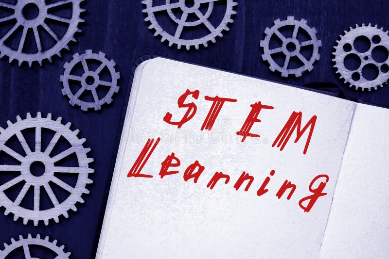 STEM Learning Sign on the Sheet Stock Image - Image of lesson ...