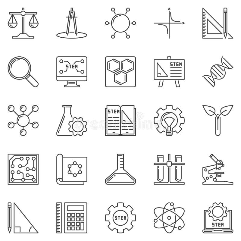 Stem Icons Stock Illustrations – 9,726 Stem Icons Stock Illustrations ...
