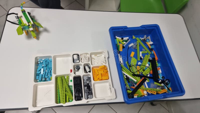 Robotics Stem Education in a Class Stock Image - Image of laboratory ...