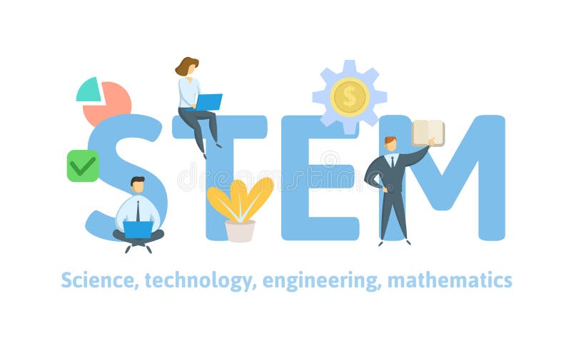 Stem Typography Stock Illustrations – 1,762 Stem Typography Stock ...