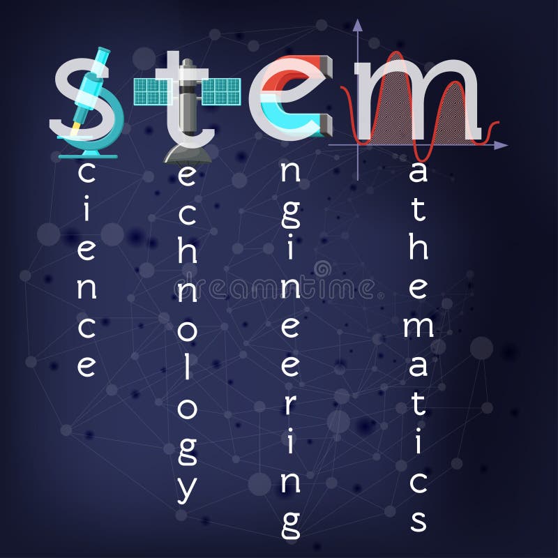 Stem Typography Stock Illustrations – 1,762 Stem Typography Stock ...
