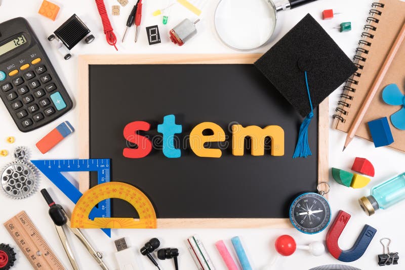STEM Education. Science Technology Engineering Mathematics Stock Image ...