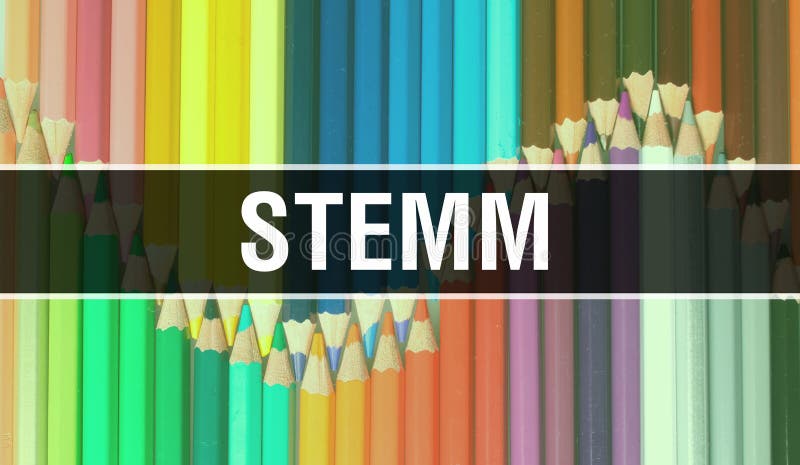 STEMM Concept Illustration on Back To School Banner with Education ...