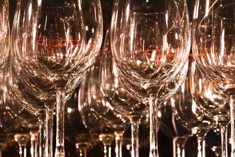 Stemmed glasses stock photo. Image of transparent, transparency - 23704678