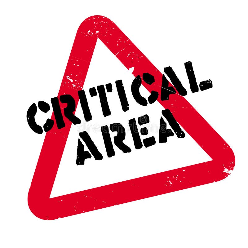 Stempel Des Kritischen Bereichs Vektor Abbildung - Illustration von ...
