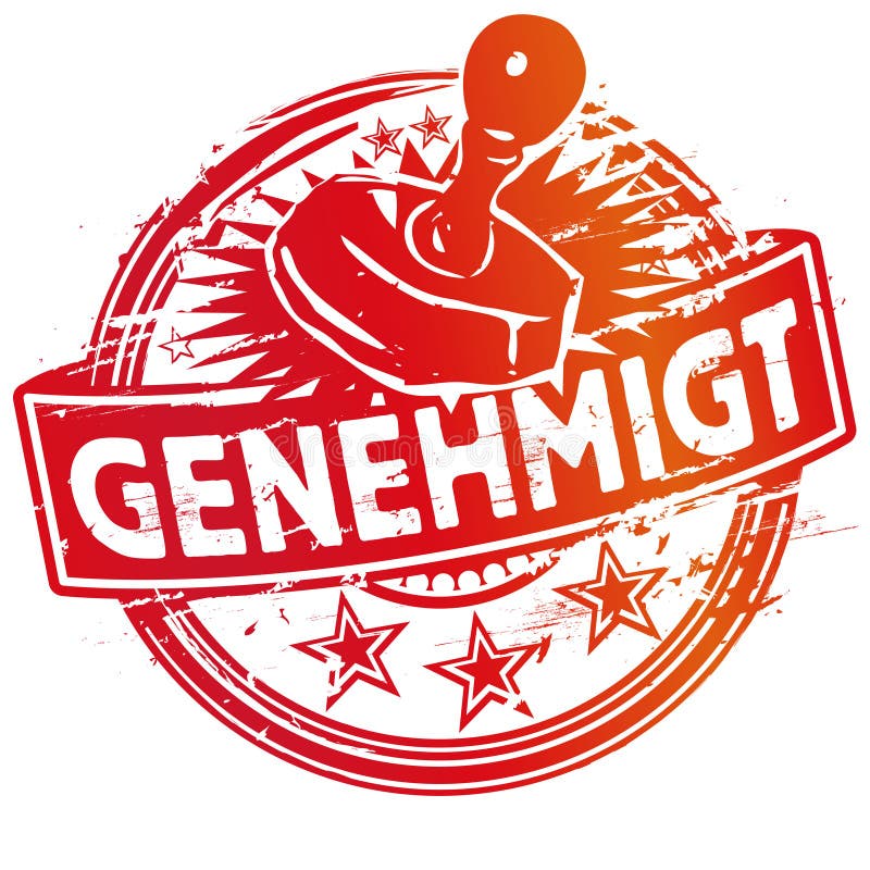 Stempel GENEHMIGT vektor abbildung. Illustration von raten - 51660805