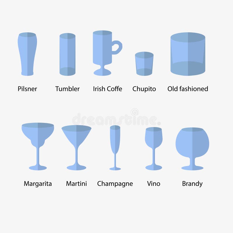 Types Stemware Stock Illustrations – 248 Types Stemware Stock ...