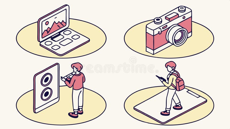 Stencil Art Process, Urban Creativity, Street Art Technique Vector ...