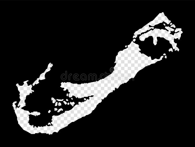 Stencil map of Bermuda. stock vector. Illustration of frame - 173407771