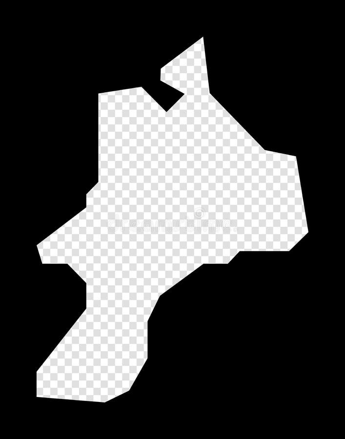 Stencil Map of North America. Stock Vector - Illustration of land ...