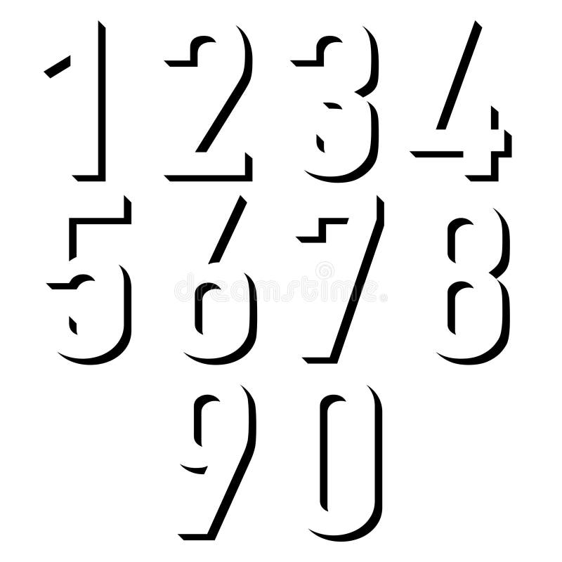 Background Black White Numbers Stock Illustrations – 27,827 Background ...