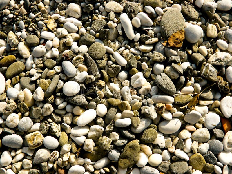 Stenen op het strand stock afbeelding. Image of rots - 18954181
